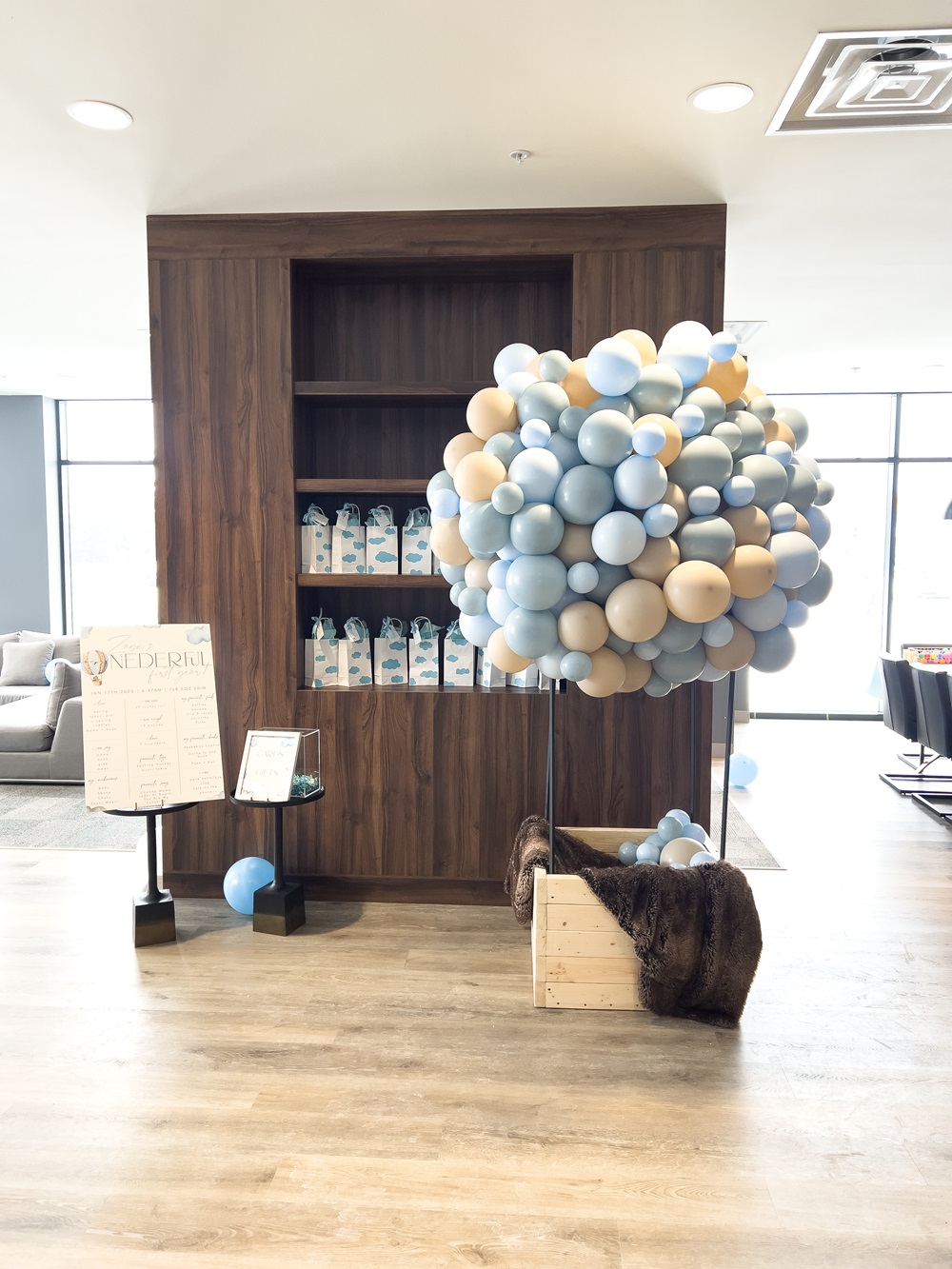 Hot air Balloon Prop - Blooms and Balloons