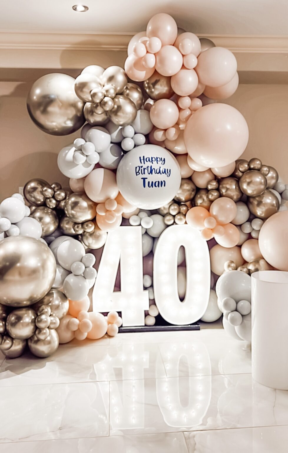 Marquee + Balloons - Blooms and Balloons